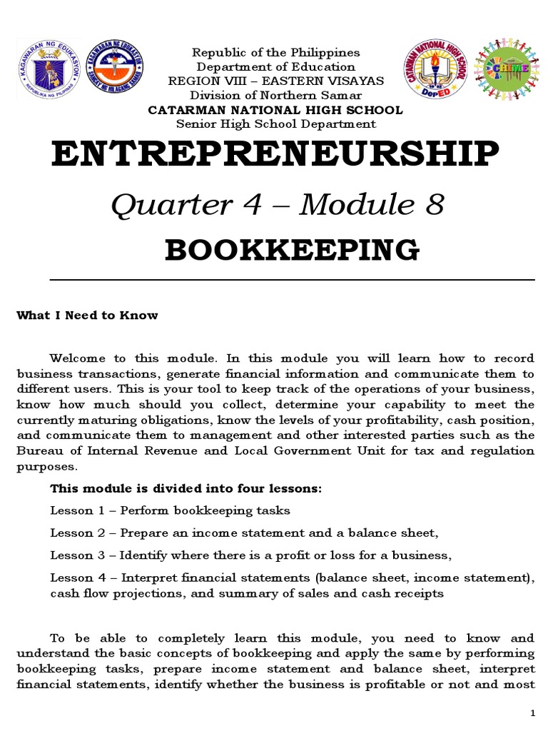 Entrep Module 8 | PDF