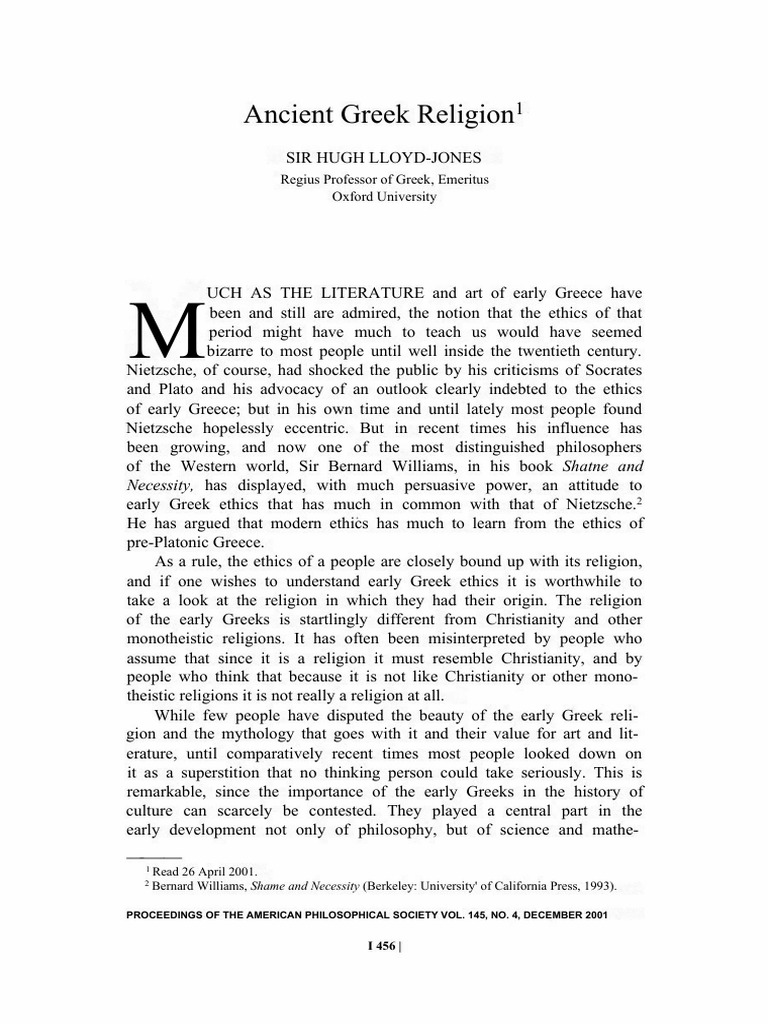 Understanding Ancient Greek Religion | PDF | Zeus | Dionysus