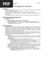 Diagnostic des hémorragies du 1er trimestre | PDF | Grossesse | Utérus