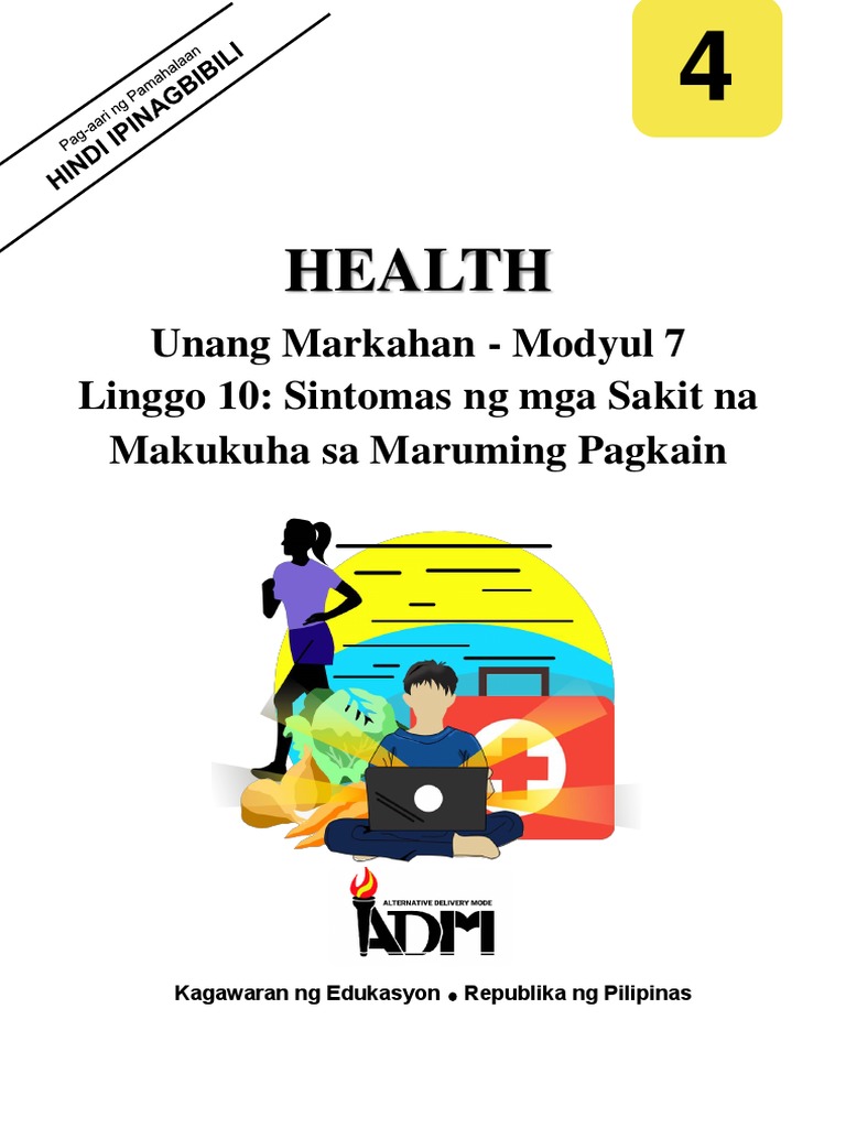 Health4 - q1 - Mod7 - Sakit Na Makukuha Sa Maruming Pagkain - V3final | PDF