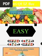 Nutrition Month Quiz Bee Reviewer | PDF | Foods | Vitamin