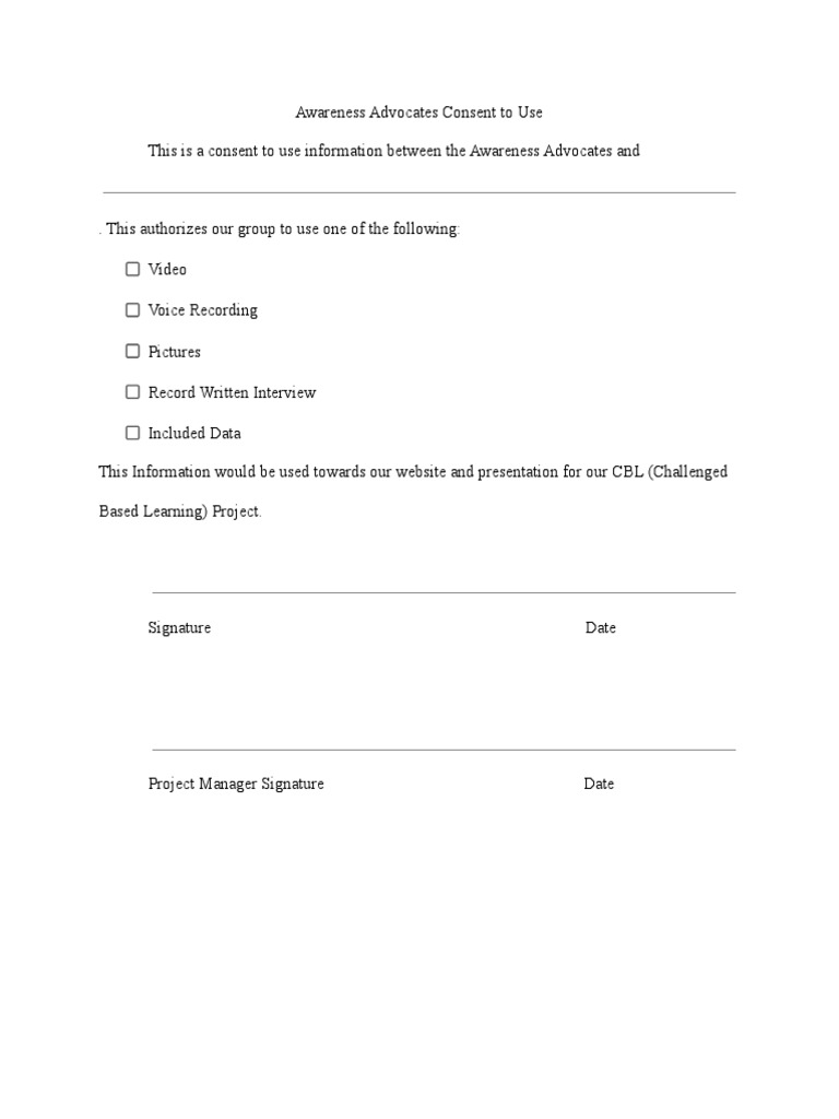 Consent Contract | PDF | Computers