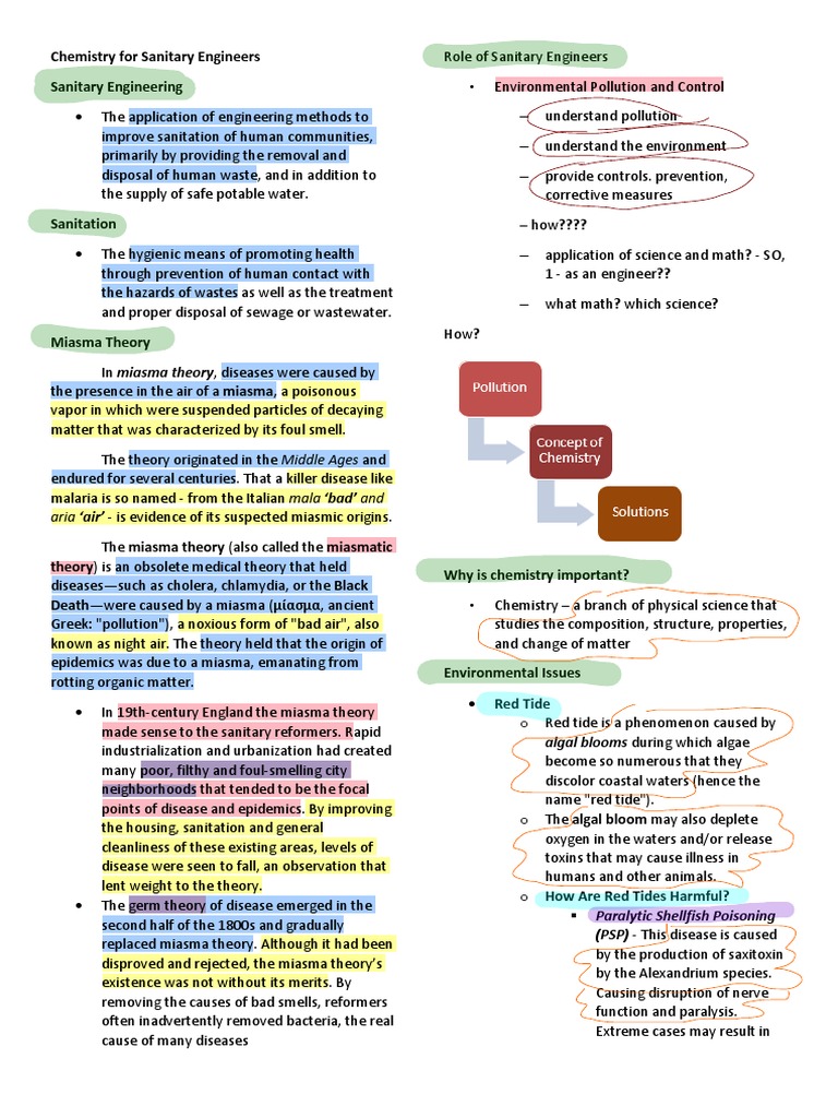 Chemistry For Sanitary Engineers | PDF | Parts Per Notation | Water