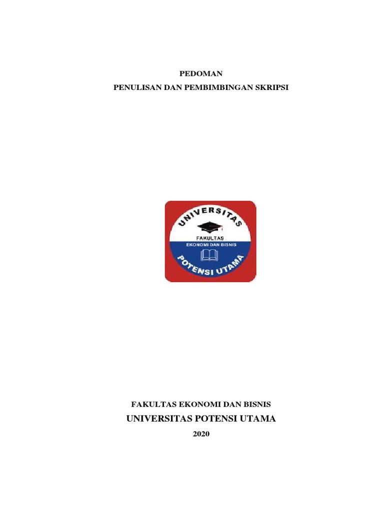 Pedoman Skripsi Prodi ES Dan PS FEB 2021 | PDF