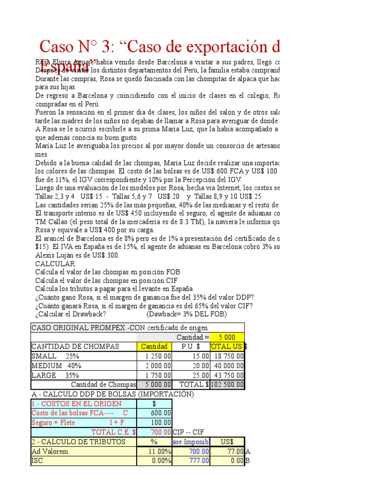 Caso | PDF | Economias | El comercio internacional