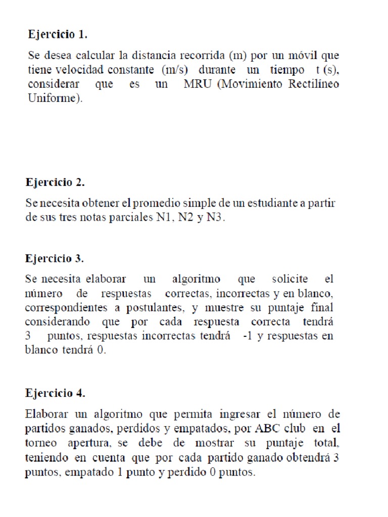 Ejercicios Variables Python 2 | PDF
