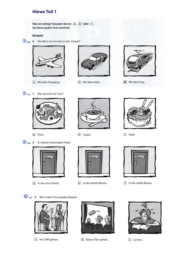 Modelltest 2 Training A1.1 | PDF