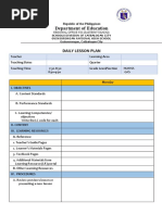 Deped Standard Table of Specification Format | PDF
