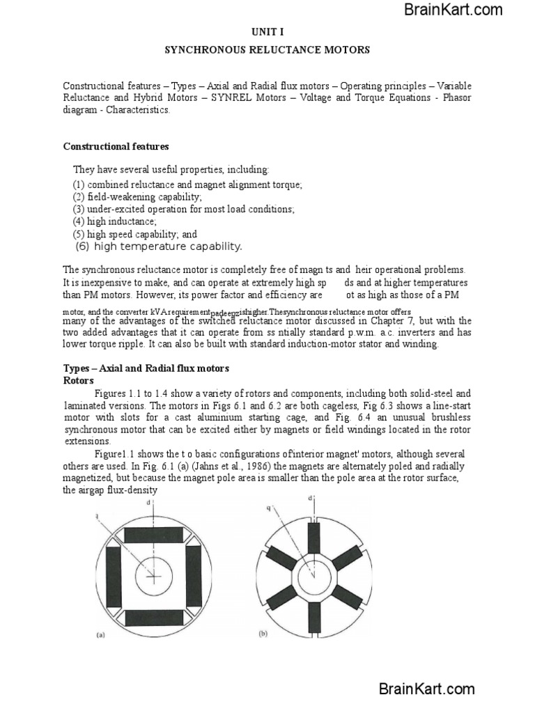 185 - EE8005, EE6703 Special Electrical Machines - Notes | PDF