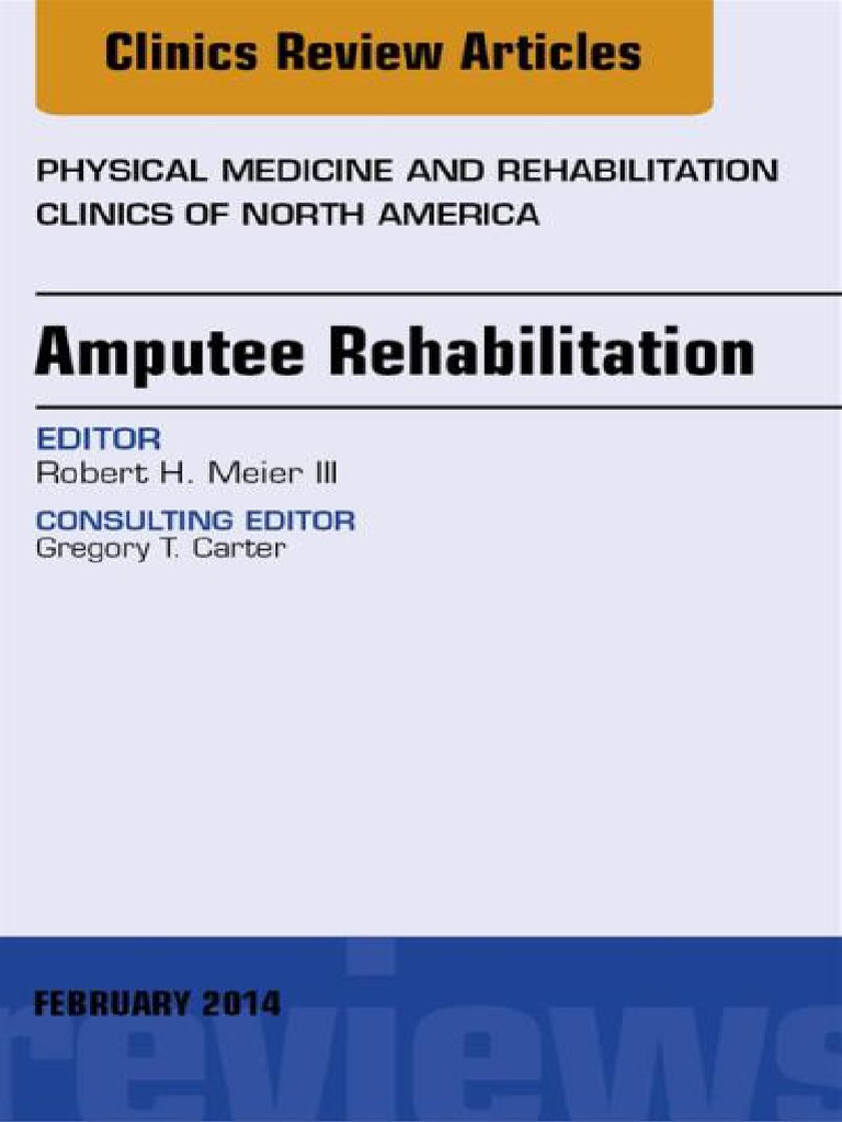 Amputee Rehabilitation (2014) | PDF | Prosthesis | Amputation