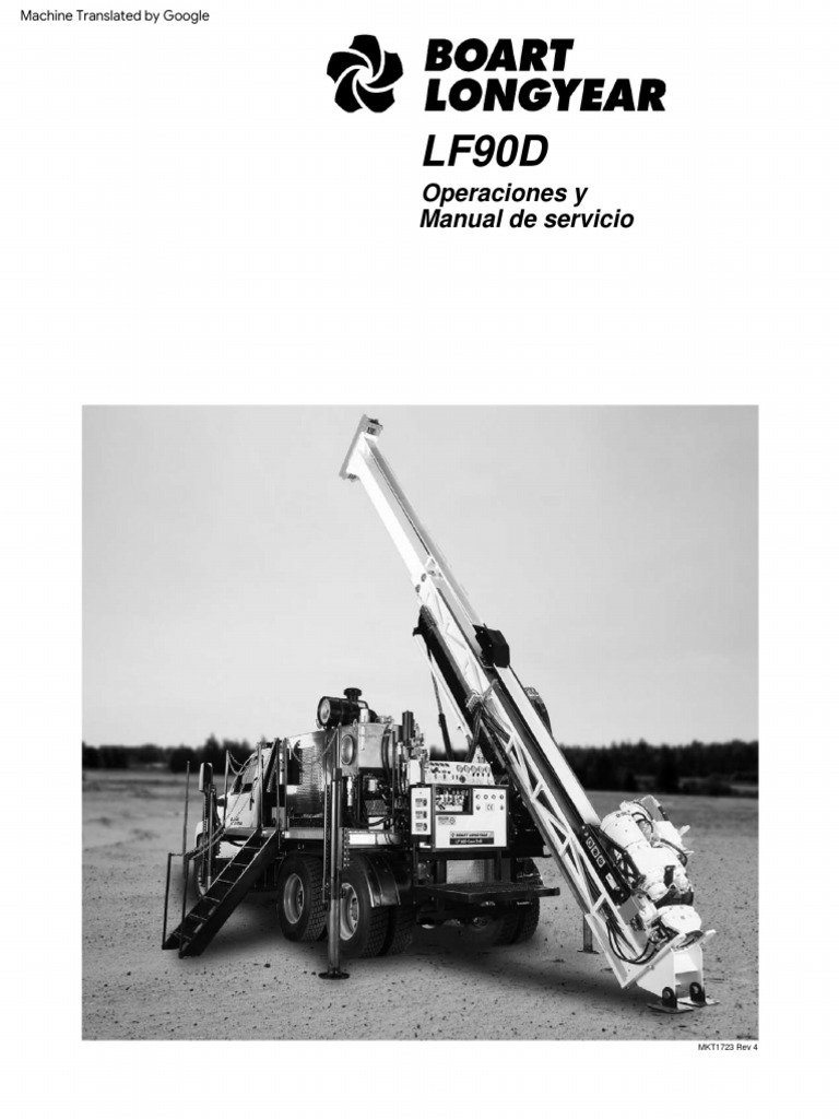 LF90D Ops and Serv. Manual Rev 4 | PDF | Perforar | Perforación