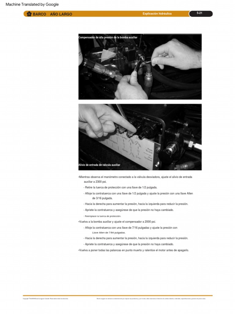 LF90D Ops and Serv. Manual Rev 4-1-217-7 | PDF | Bomba | Presión