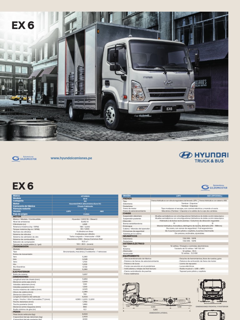 Ficha Tecnica Ex6 | PDF | Turbocompresor | Vehículos de ruedas