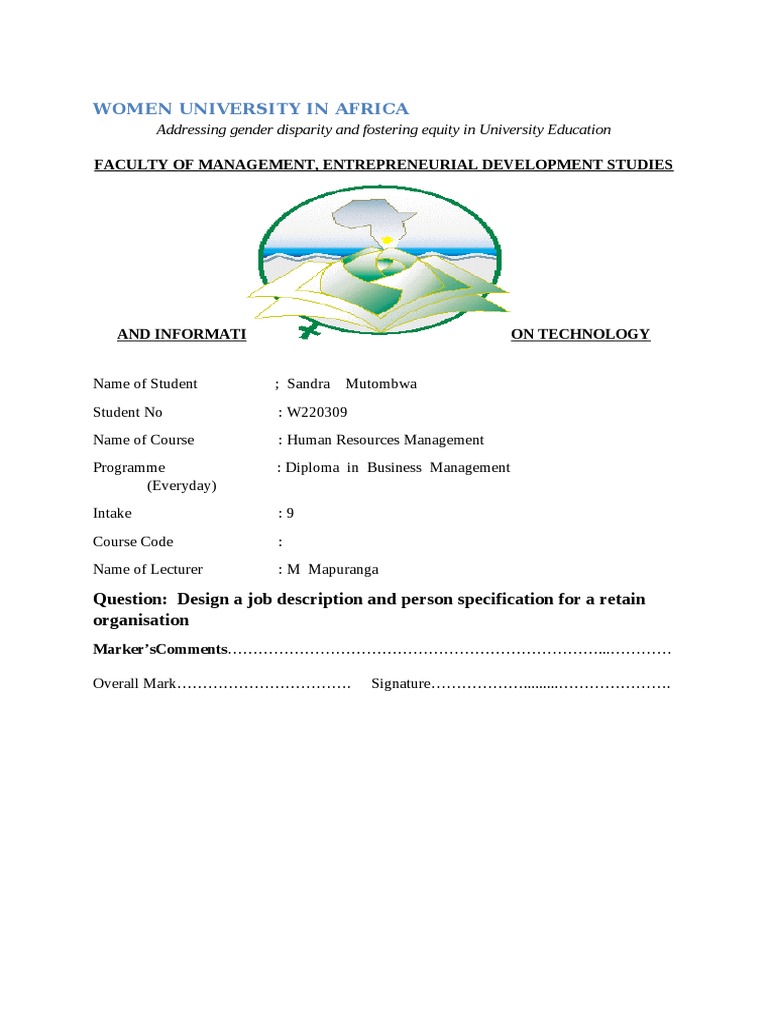 Sandra Rumbidzai Mutombwa - 11680 - 0 | PDF | Employment | Mentorship