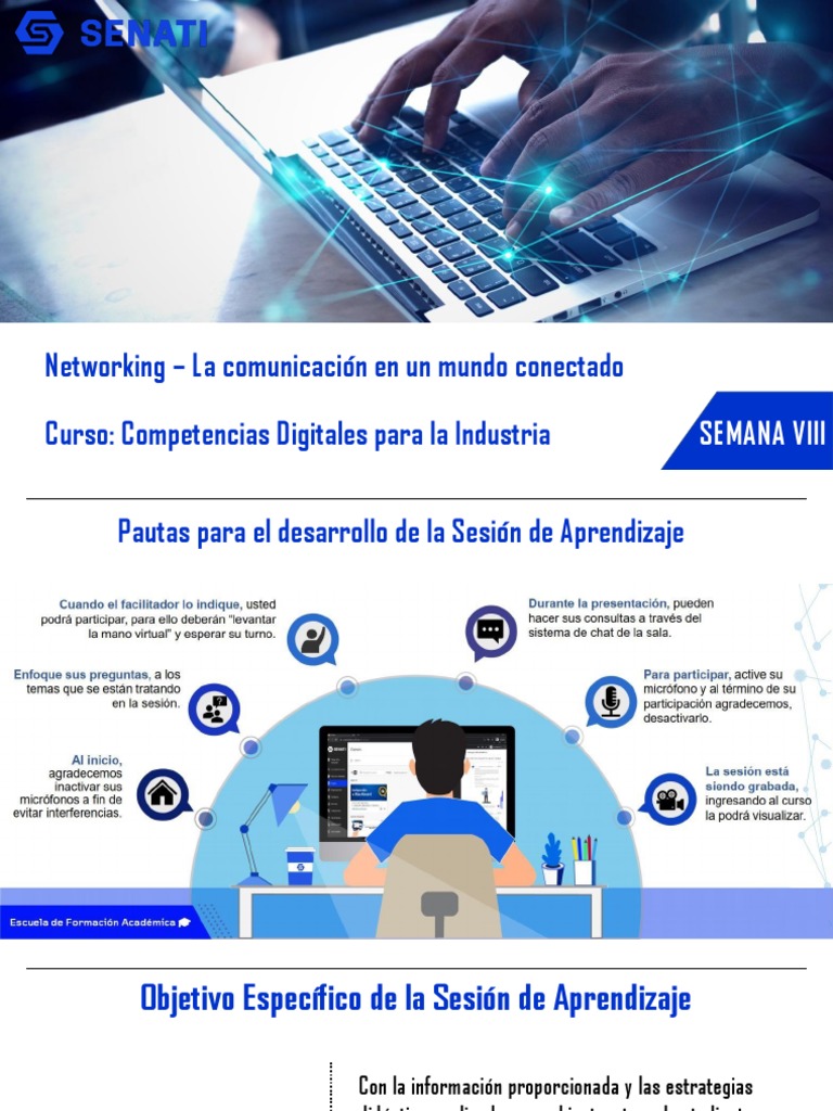 Sesión N°08 - Networking - La Comunicacion en Un Mundo Conectado | PDF | Red de computadoras ...