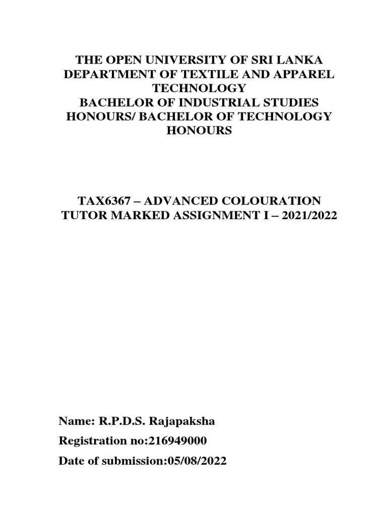 Tma 01 | PDF Tma 01 | PDF