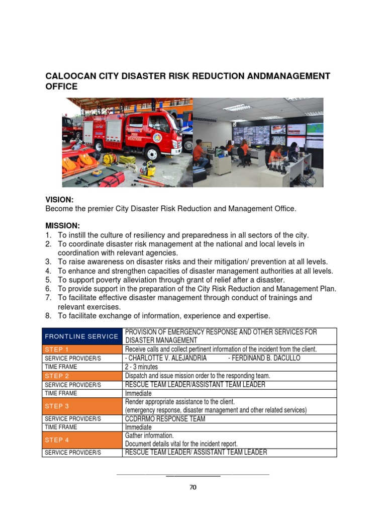 Caloocan City Disaster Risk Reduction Andmanagement Office | Download ...