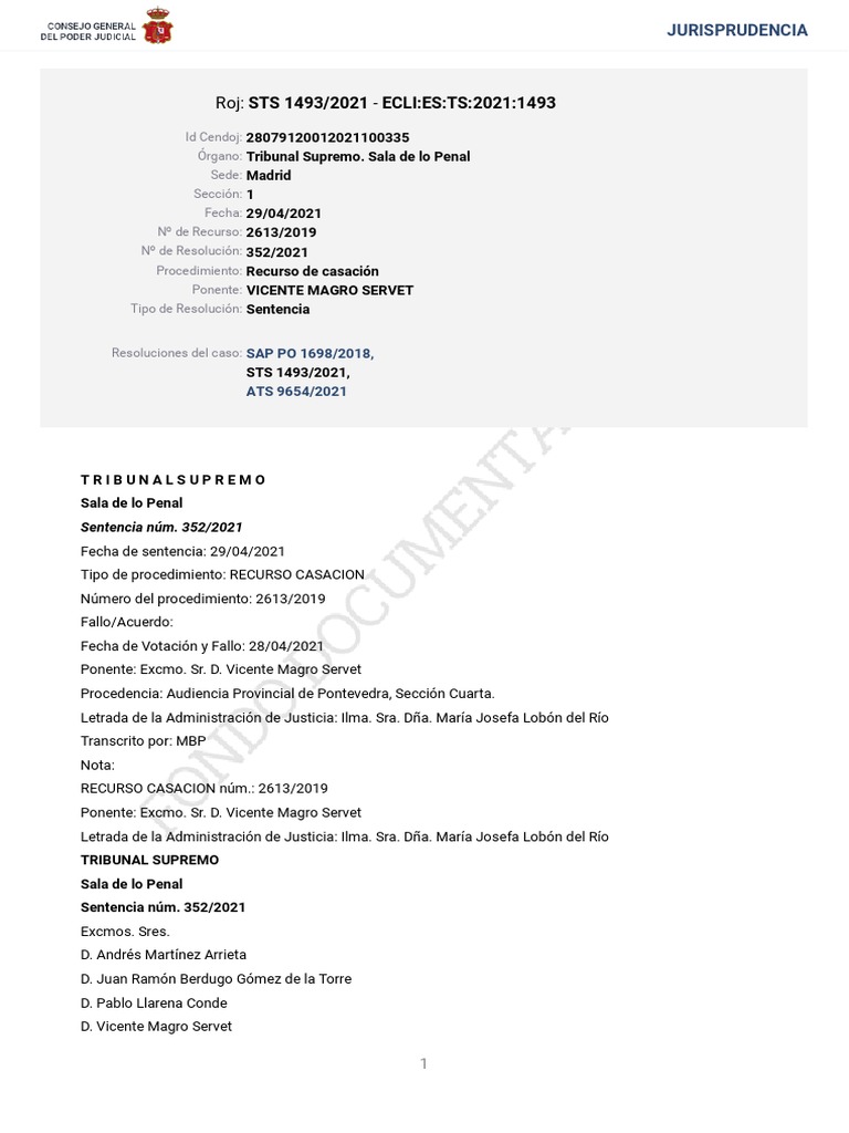 Sentencia | PDF | Sentencia (ley) | Castigos