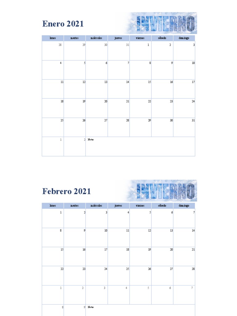 Calendario de Fotos Estacional | Descargar gratis PDF | Calendario