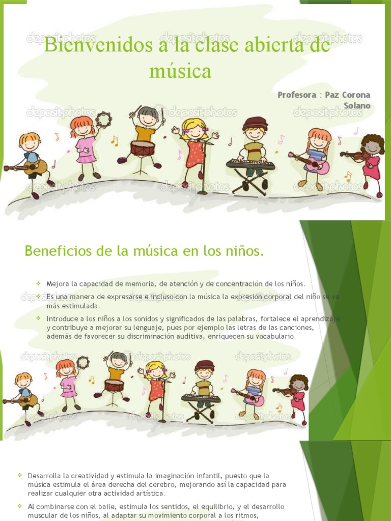 Bienvenidos A La Clase Abierta de Música | PDF | Ritmo | Canciones