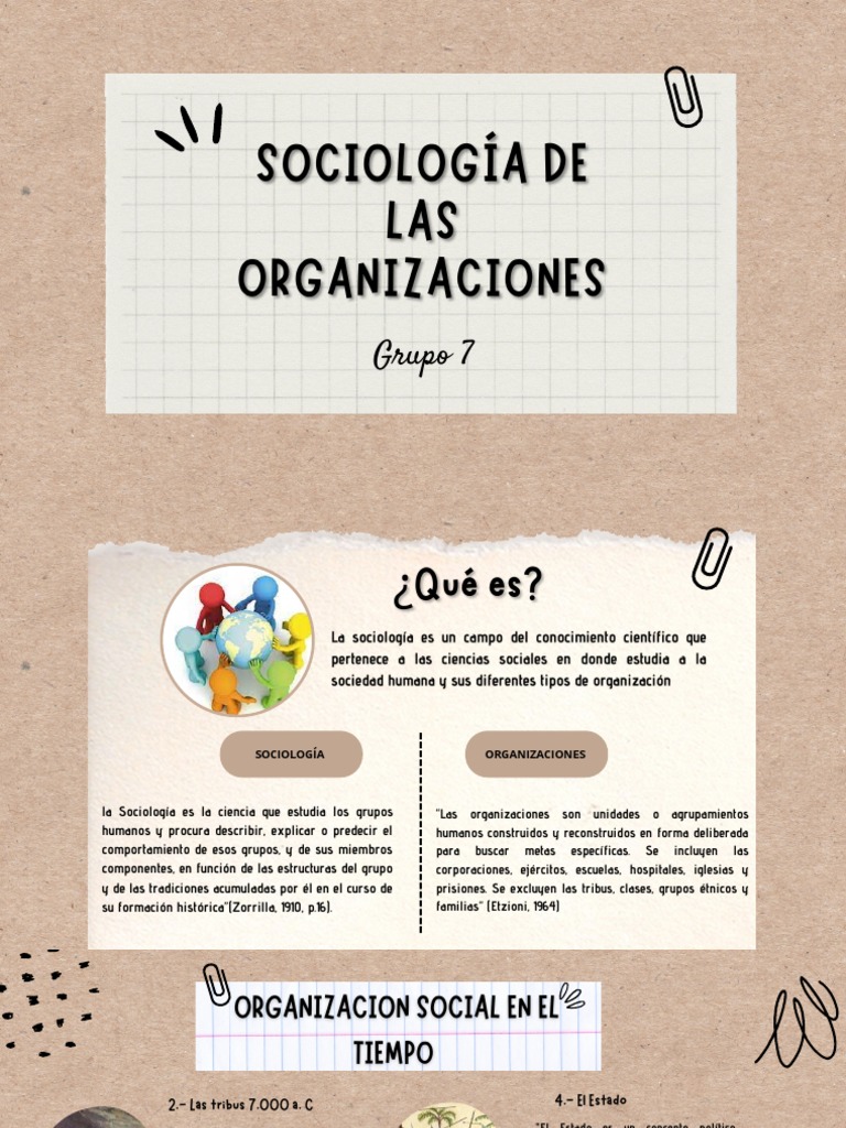 Sociología de Las Organizaciones | PDF | Sociedad | Sociología