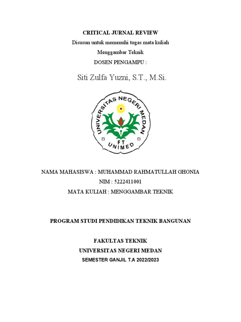 CJR Menggambar Teknik | PDF