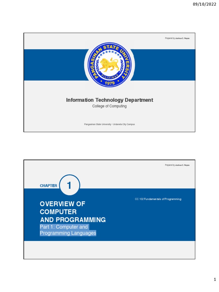 CC 102 Chapter 1 | PDF | Byte | Numbers