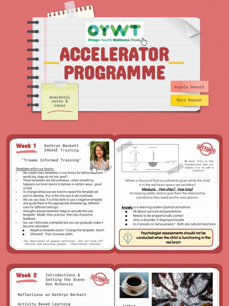 Accelerator Programme Slides | PDF | Anxiety | Health Sciences
