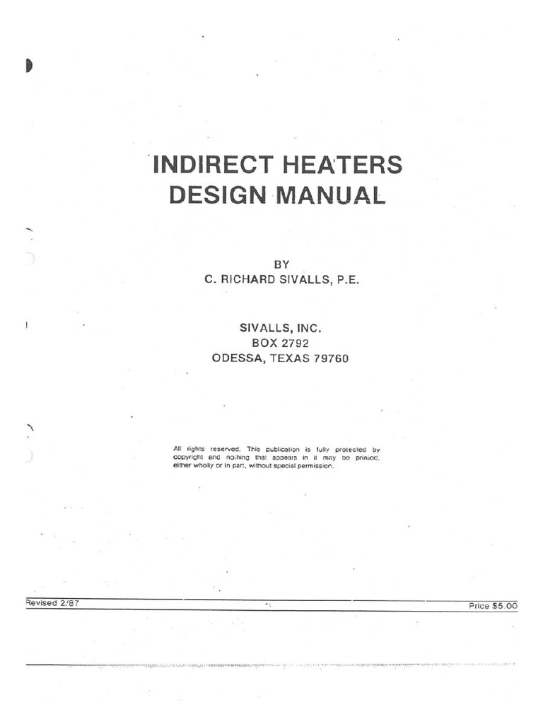 Indirect Heaters Manual Compress | PDF