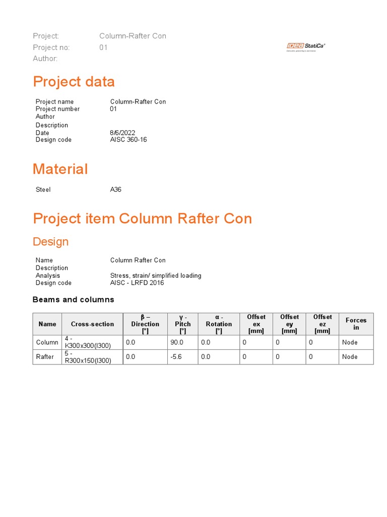 01 Kolom-Rafter 7 | PDF | Strength Of Materials | Stress (Mechanics)