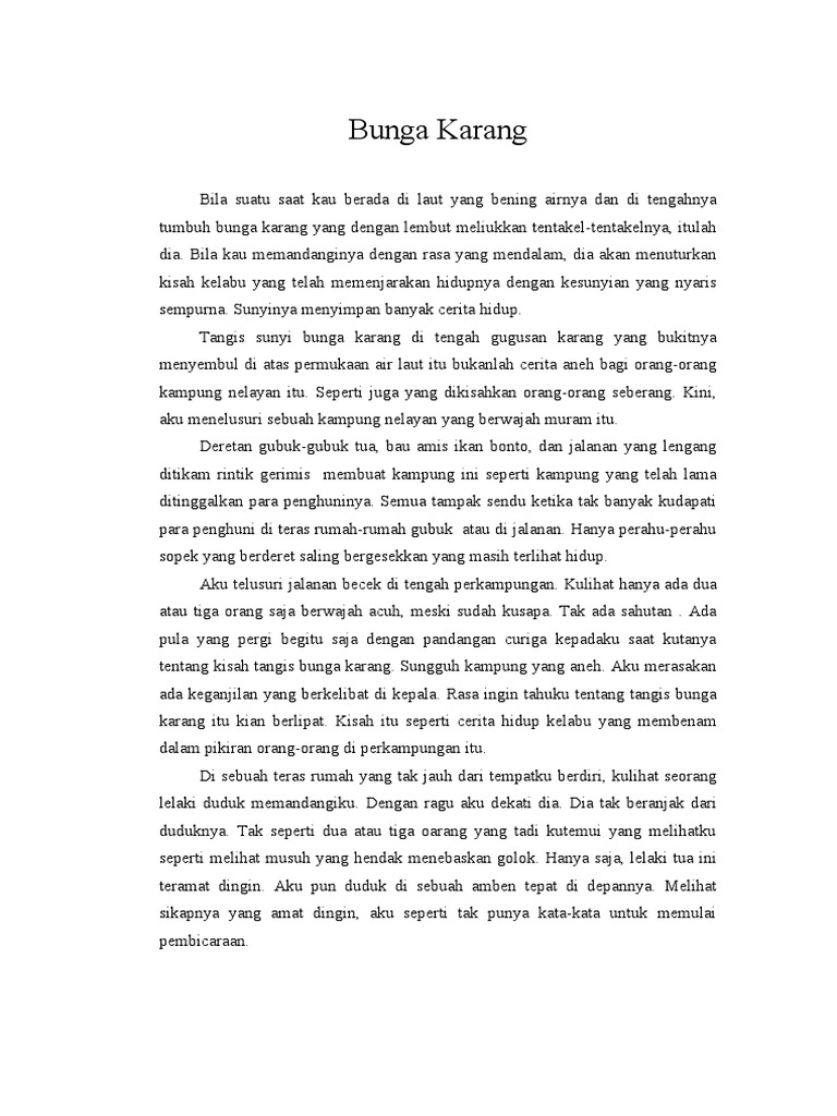 Bunga Karang | PDF