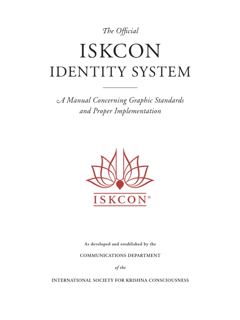 The Official ISKCON Identity System | Logos | Typography