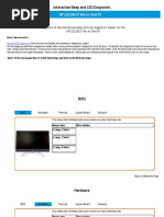 HP Notebook LED Beep Code Guide | PDF | Consumer Electronics | Personal ...