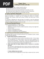 Substantive Procedures: 1) Trade Recievables | PDF | Audit | Business