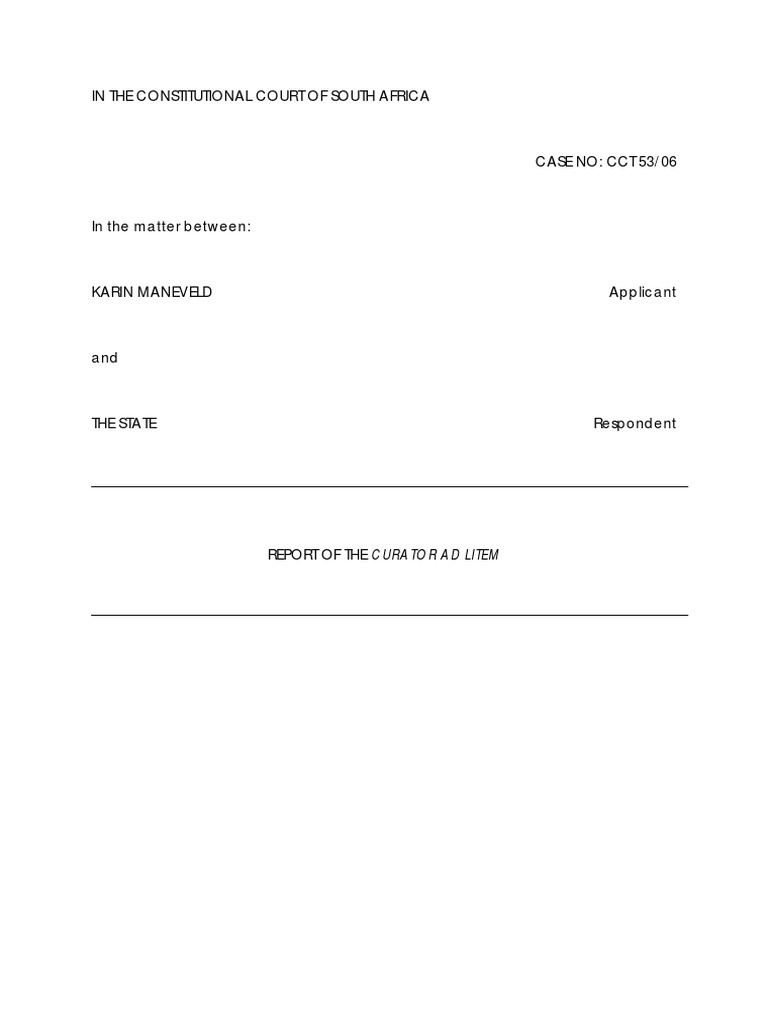 Curator Ad Litem-8399 | PDF | Best Interests | Parent