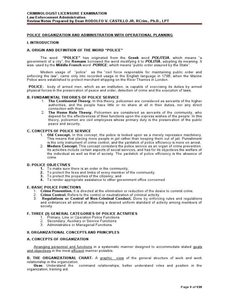 Lea Police Org @ Planning 2021 22 | PDF | Police | Leadership