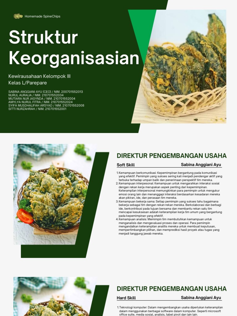 Struktur Organisasi Kelompok Iii Pdf