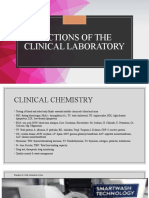 Laboratory Sections and Common Tests | PDF | Coagulation | Antibody