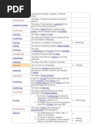 List of Words With The Suffix - Ology | PDF | Word | Behavioral ...