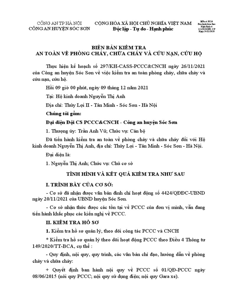 BBKT NG Thi Anh - Quy IV | PDF