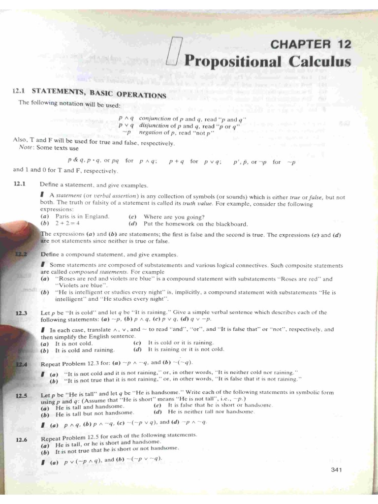 Propositional Logic | PDF