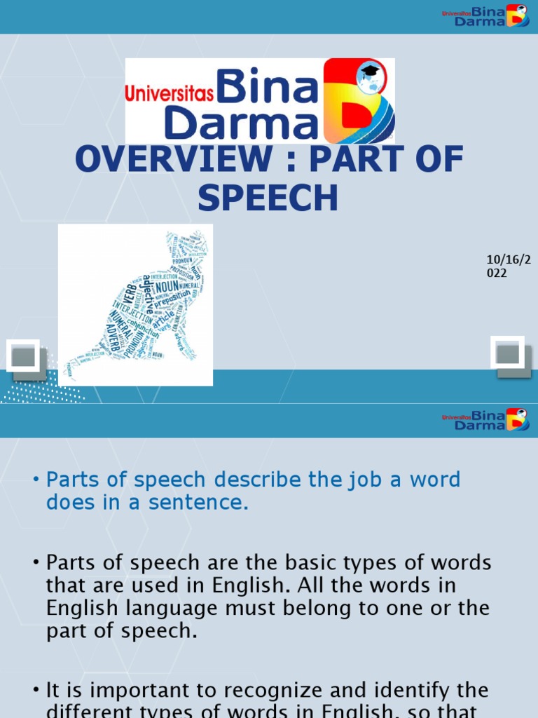 Overview of Part of Speech | PDF | Part Of Speech | Adverb
