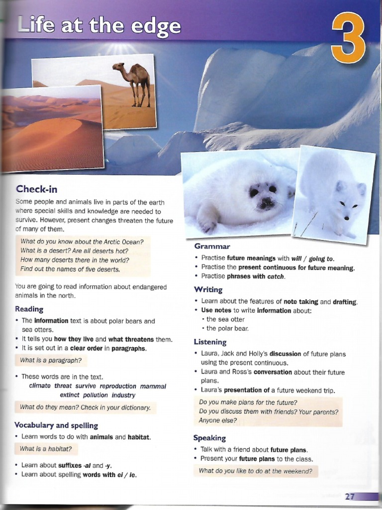 7th Unit 3 - SB | PDF