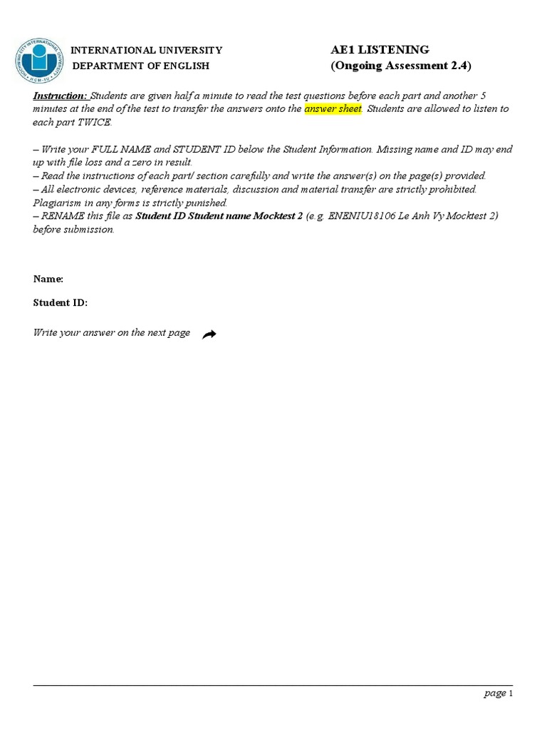 Ae1 Listening | PDF | Career & Growth | Games & Activities