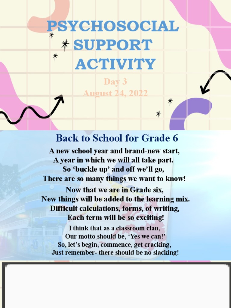 Psychosocial Activity Day3 | PDF | Learning | Emotional Self Regulation