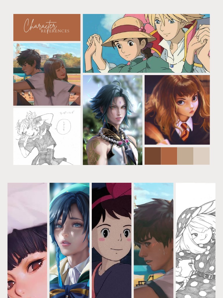 ICT-AN7-Written Work 1 - Character Reference | PDF | Anime | Anime And ...