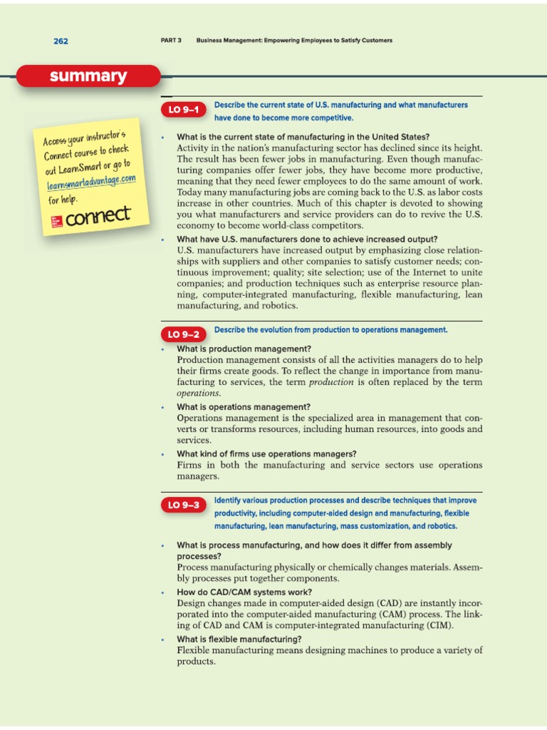 Chapter 9 Summary | PDF