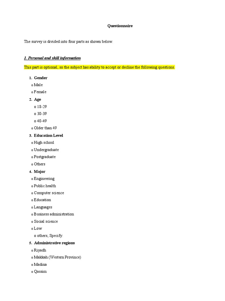 Cyber Security Questionnaire | Download Free PDF | Security | Computer ...
