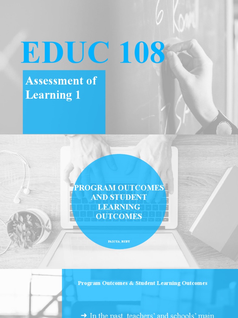 Program Outcomes and Student Learning Outcomes | PDF | Learning | Teaching Method