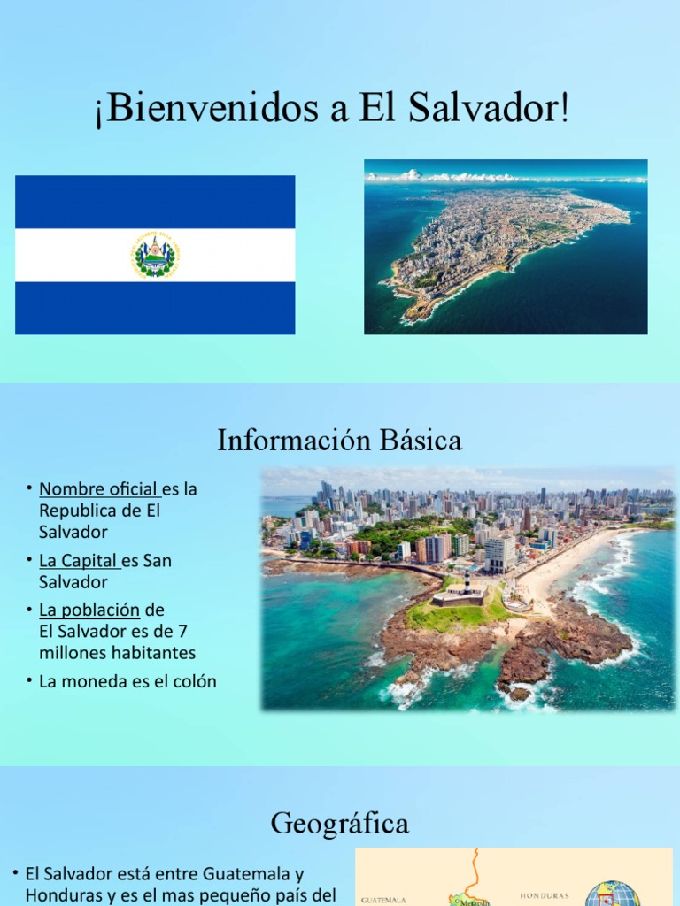 Información General sobre El Salvador | PDF